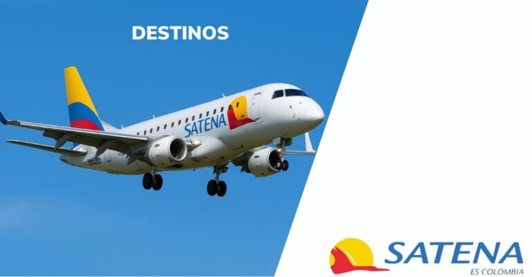 Destinos que ofrece Satena