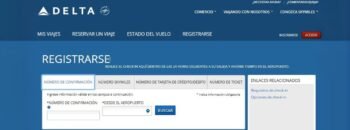 Web Check-in de Delta Airlines
